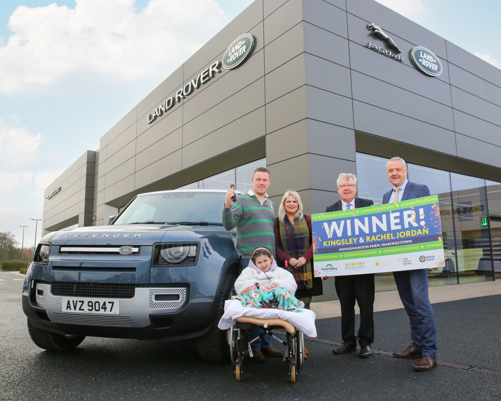Charity Land Rover Winner Announced. - Fane Valley